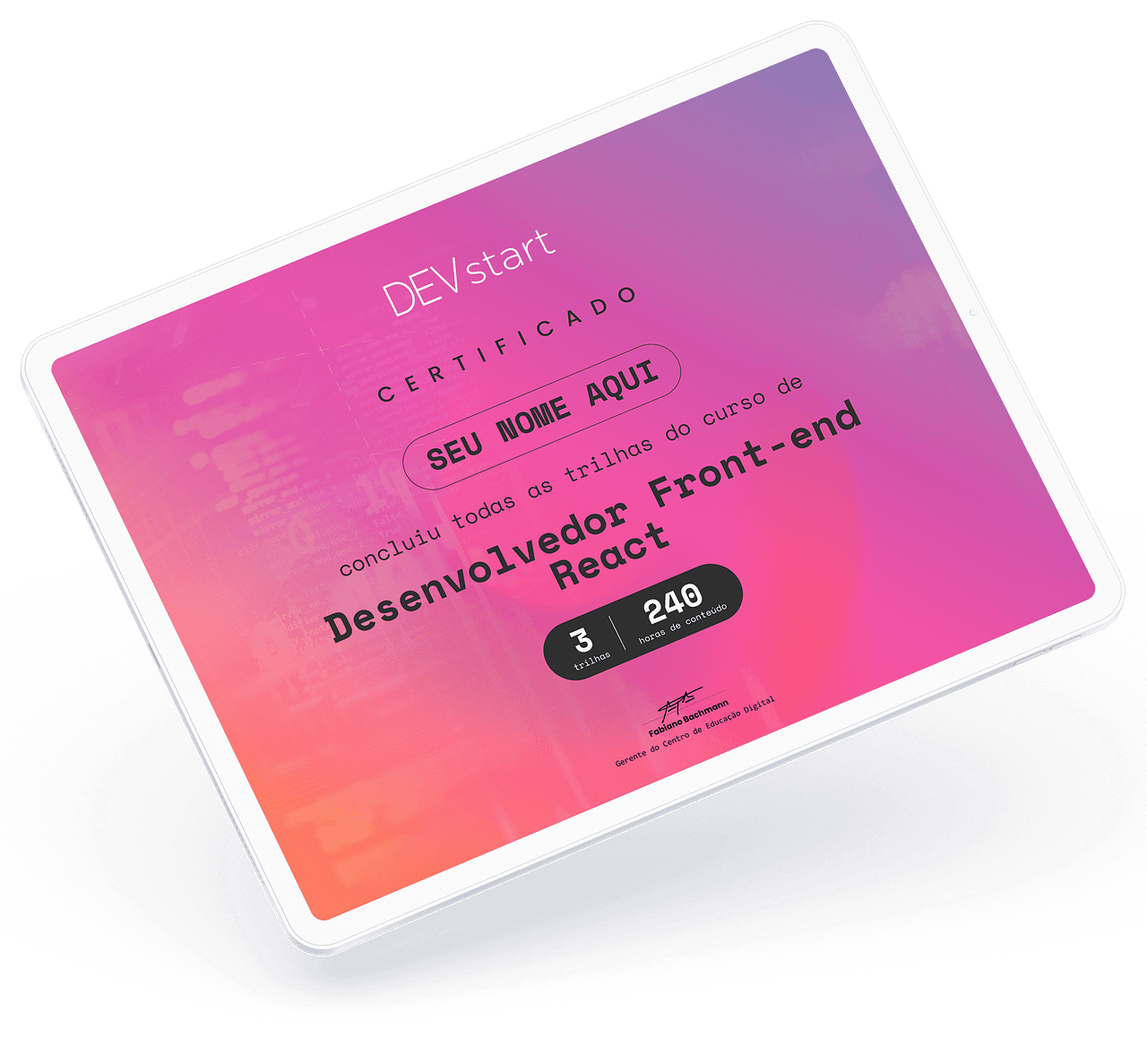 Dê um start na sua nova profissão - DEVstart